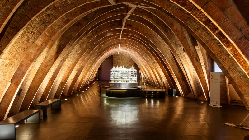 casa mila plan section elevation